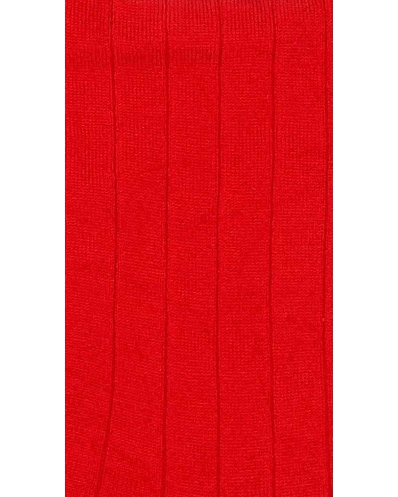 Chaussettes homme Luxe en Cachemire - rouges → GENTLESON Taille 40 - 45